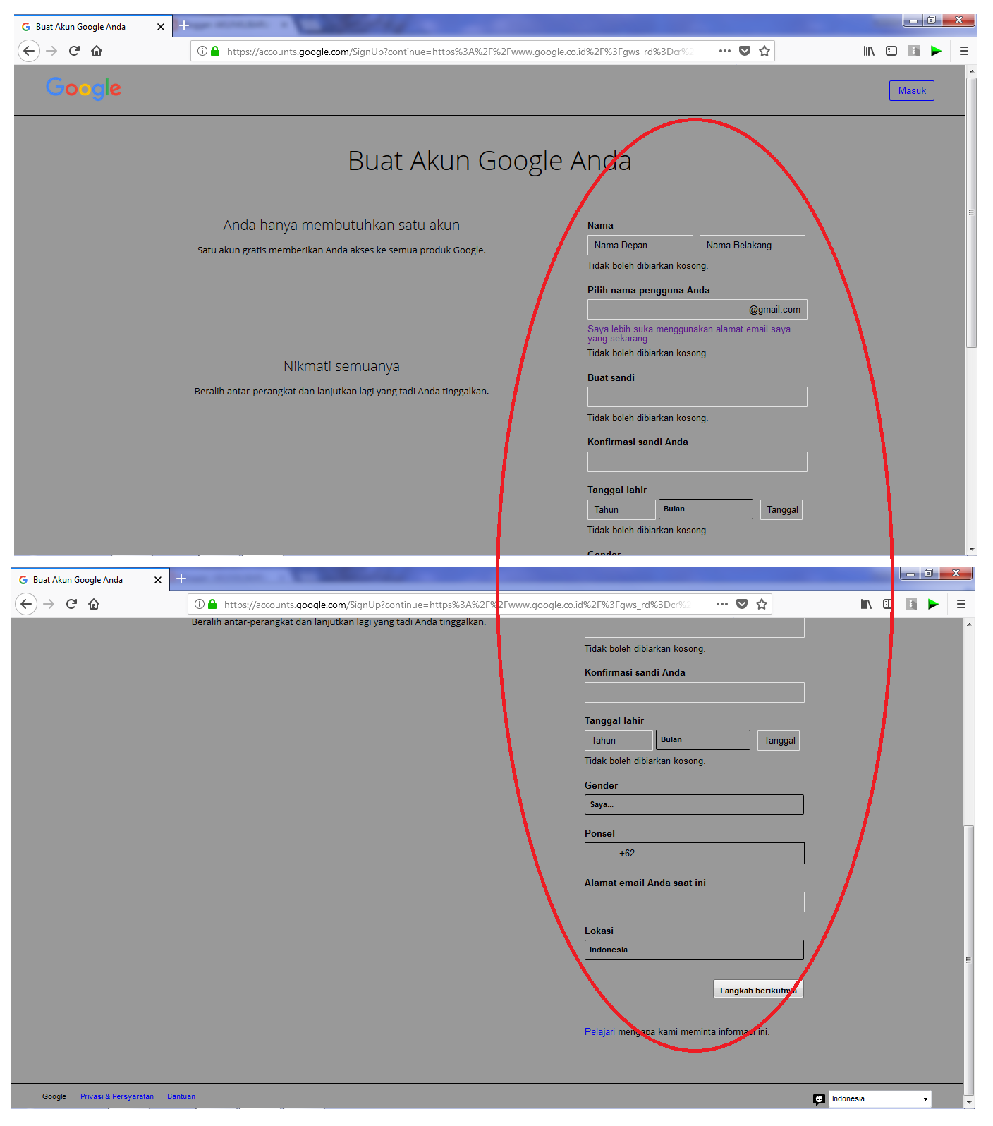 AKUNKUBARU: Cara Membuat Akun Google Baru Lewat Laptop dengan Mudah dan ...