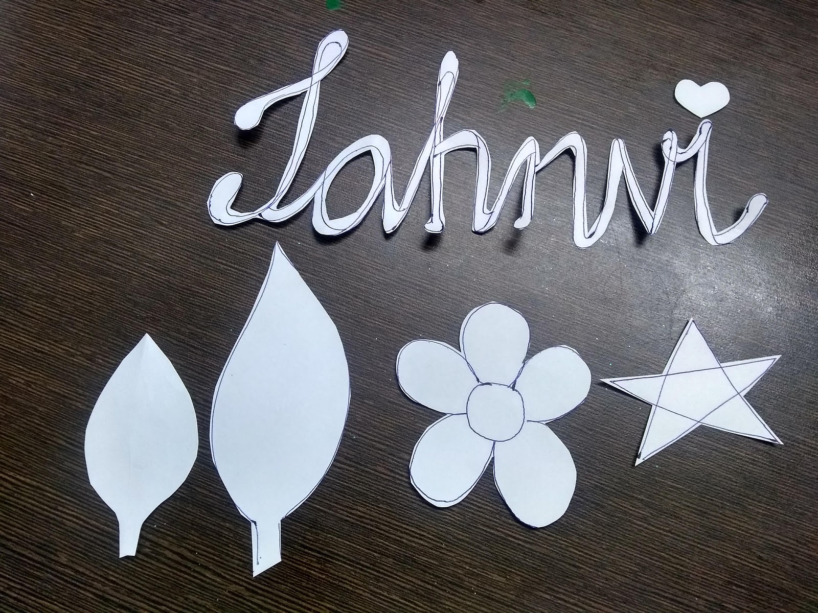 Kids personalised name plate