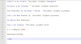Pengertian Variabel Dalam Visual Basic. Net - Panduanilkom