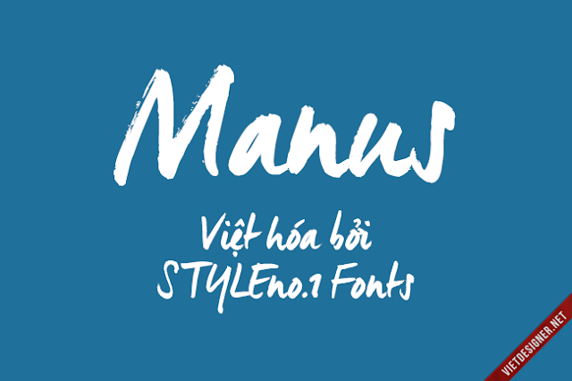 [Hand-write] Manus Việt hóa ~ Font Việt Hóa