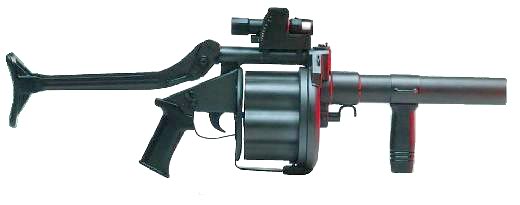 Defensa y Armas: Lanzagranadas: Milkor MGL Mk.1 (Sudáfrica)