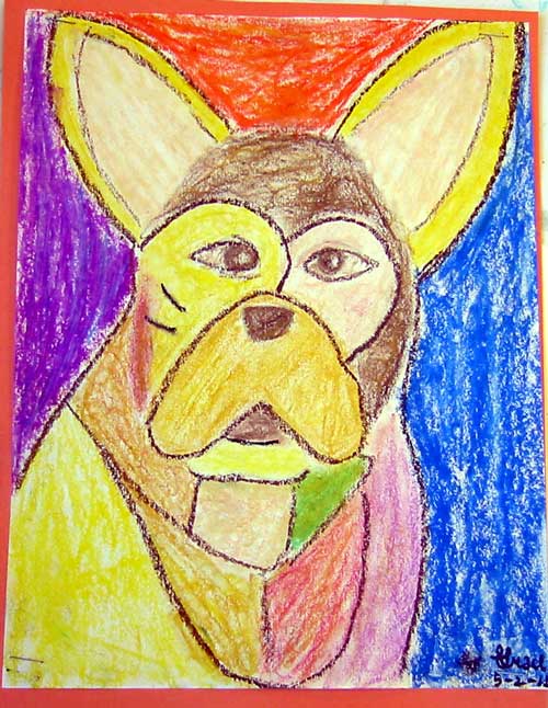 Artist Ron Burns Dog Portrait