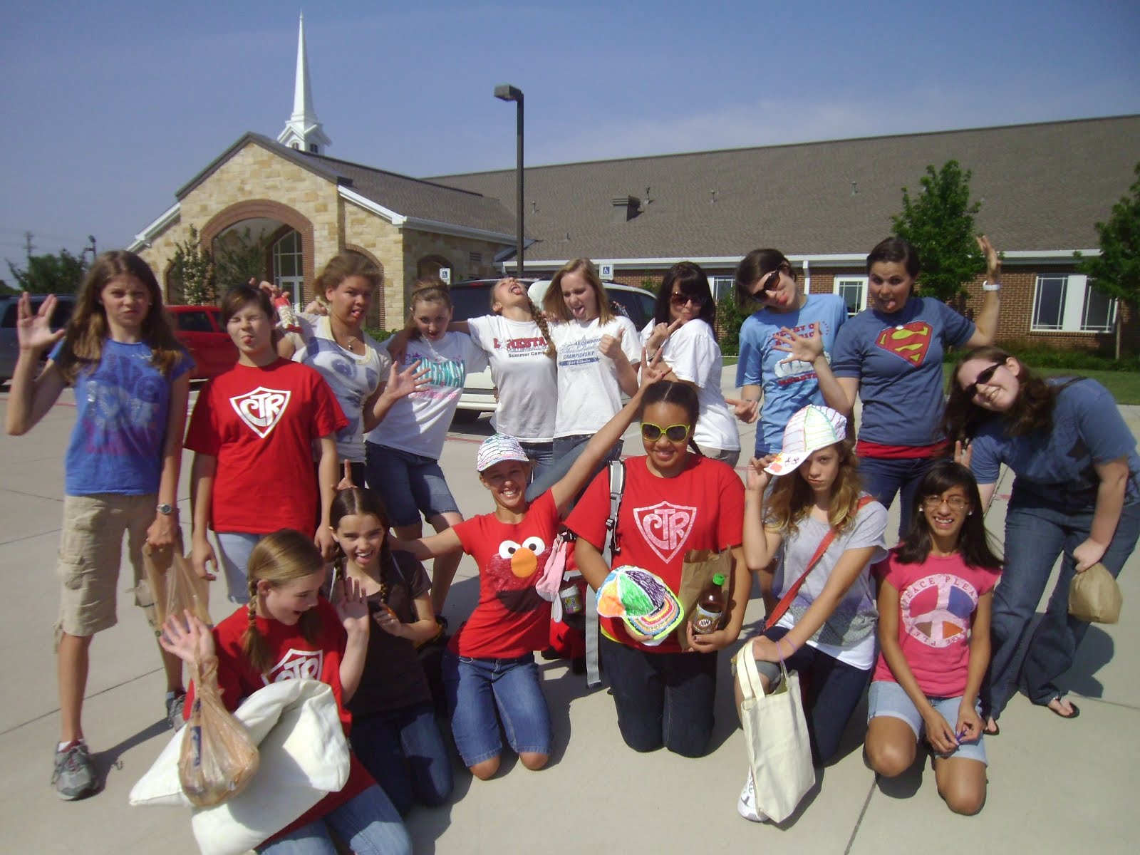 The Big Texas Hill Family: Girls church camp