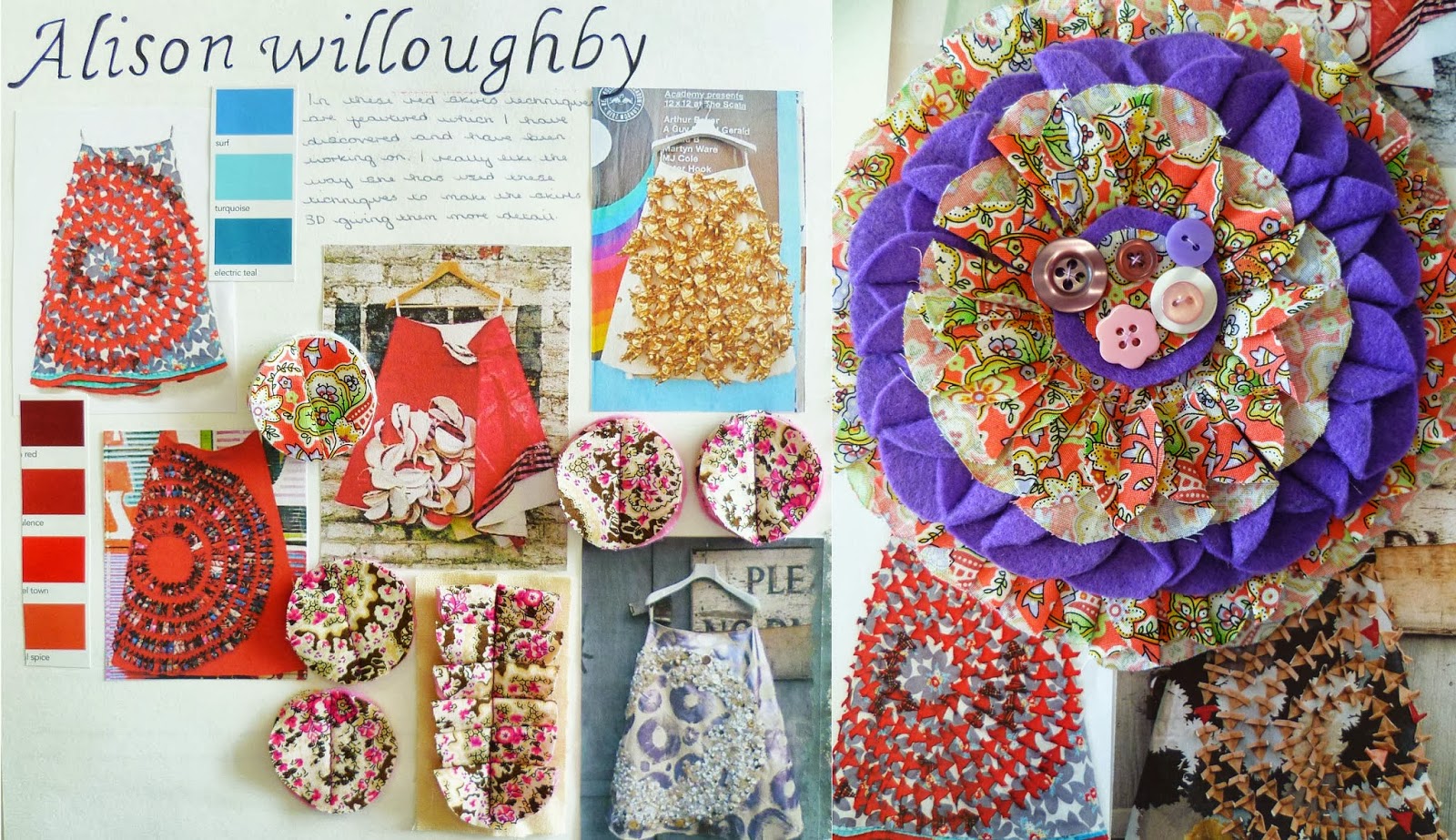 Moon on a Stick: AS Textile students expand skills & techniques through ...