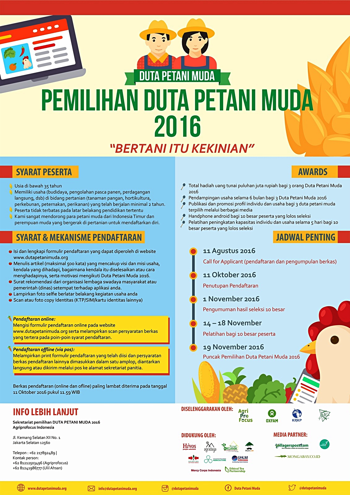 Tulisan Calon Petani: PEMILIHAN DUTA PETANI MUDA 2016