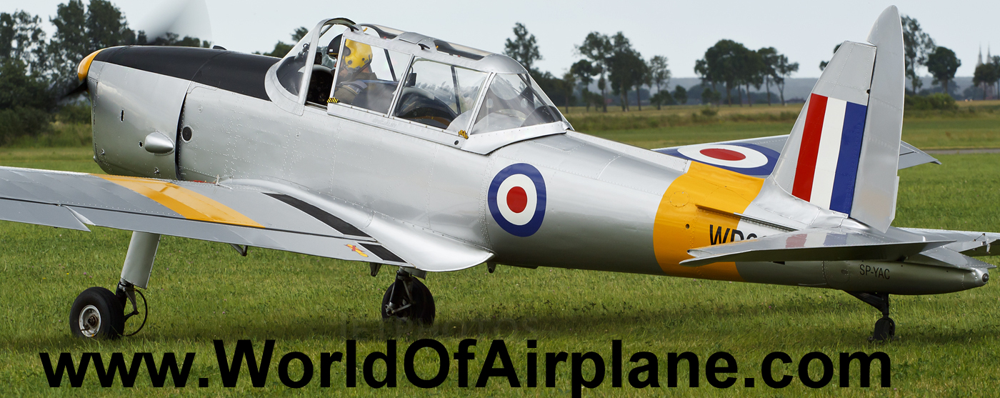 World Of Airplane : de Havilland Canada DHC-1 Chipmunk is a Tandem, Two ...