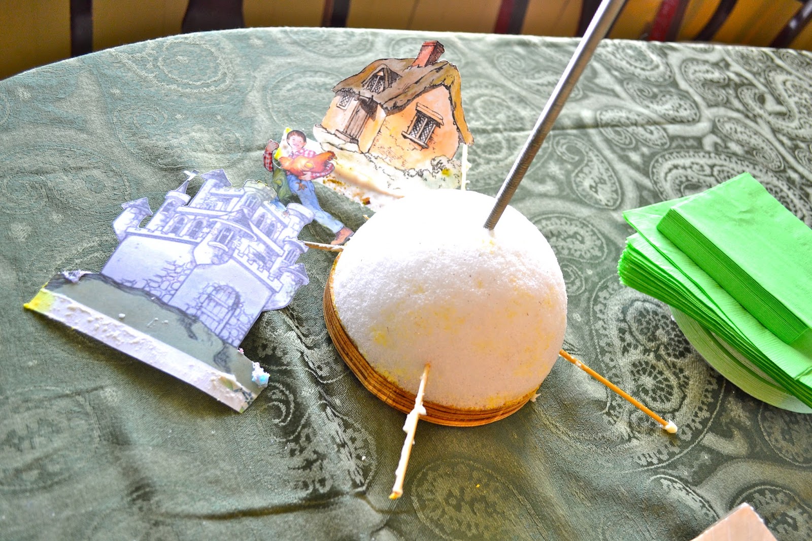 Storybook Artifact: Hot Air Balloon or Jack and the Beanstalk Cake