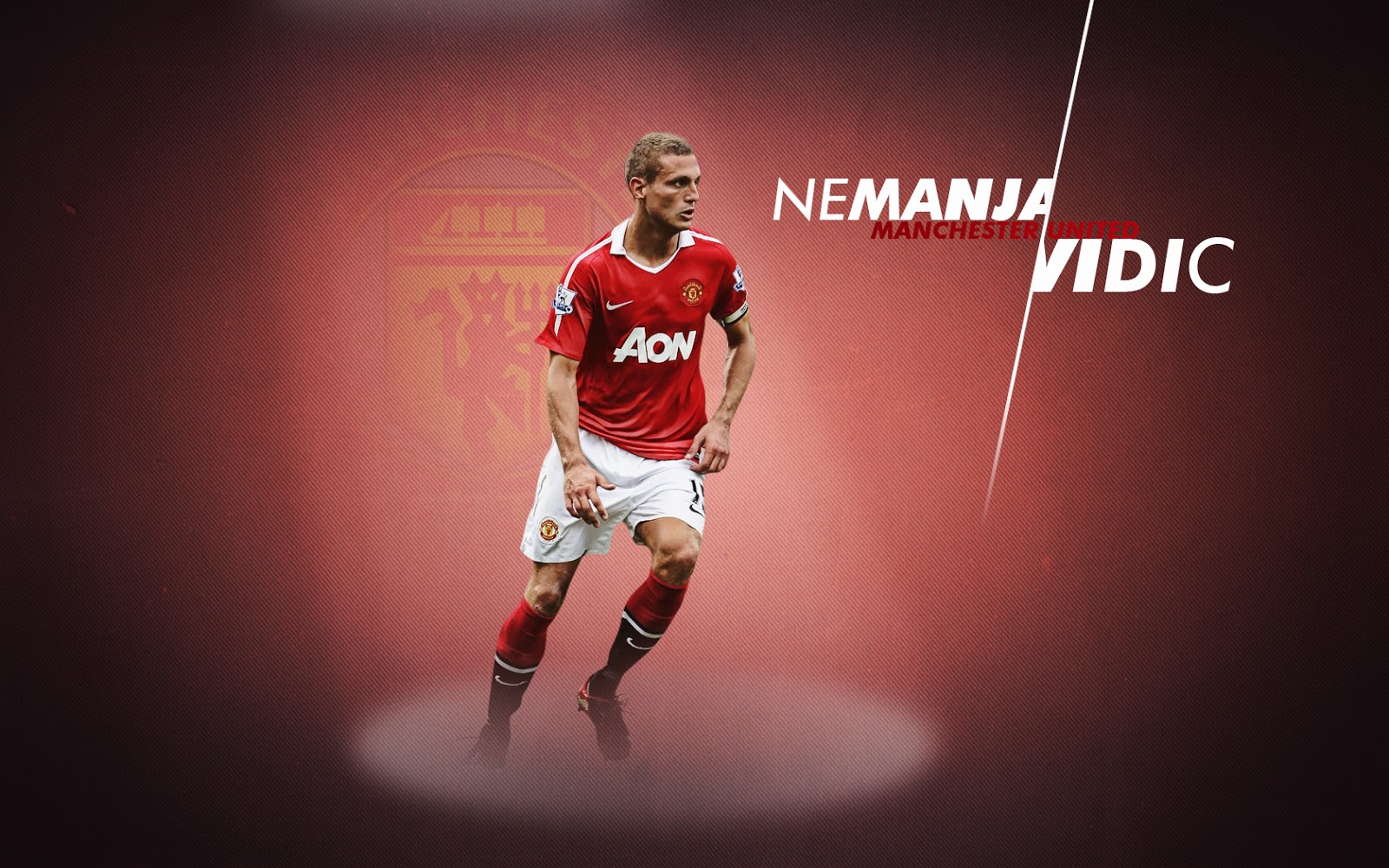 All Soccer Playerz HD Wallpapers: Nemanja Vidic New HD Wallpapers 2012