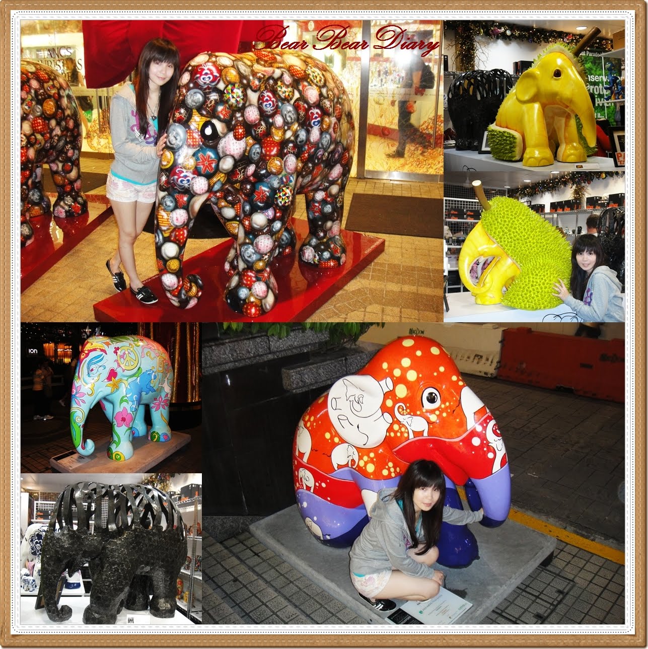 ♥¤.¸¸.·*☆*Bear Bear Diary*★*·.¸¸.¤♥: Elephant Parade at Tangs Orchard