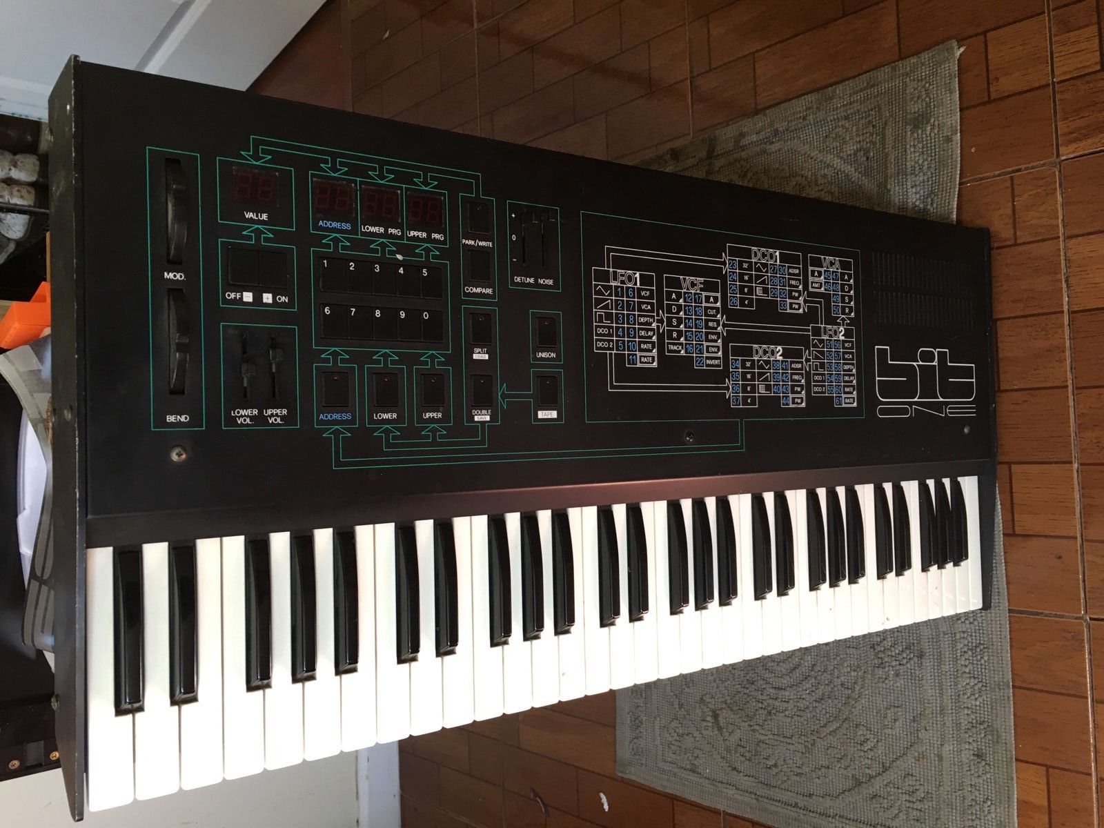 MATRIXSYNTH: Crumar Bit One Synthesizer