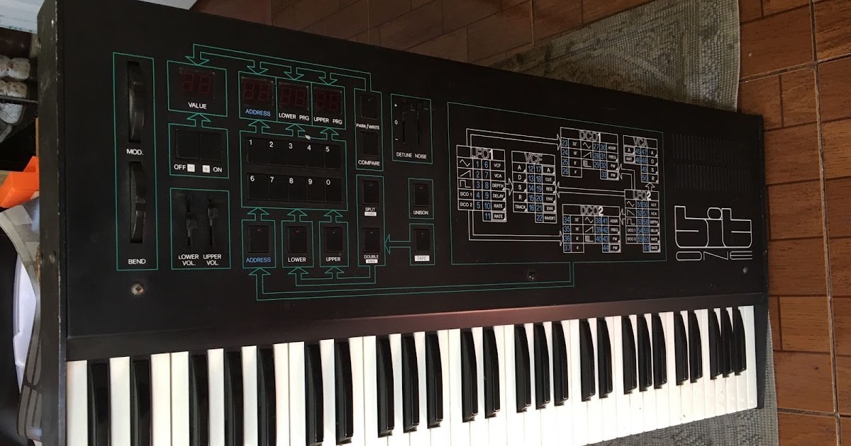 MATRIXSYNTH: Crumar Bit One Synthesizer