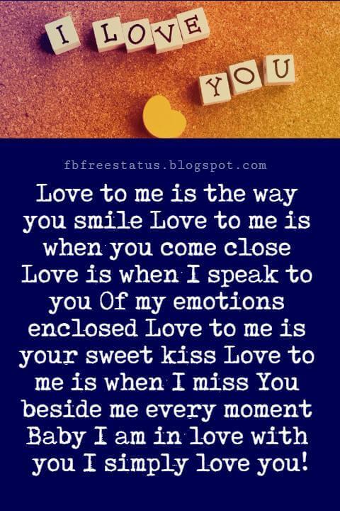 I Love You Text Messages With Beautiful Images Of Love