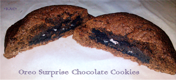 Rebecca's Amazing Creations: Oreo Surprise Chocolate Cookies