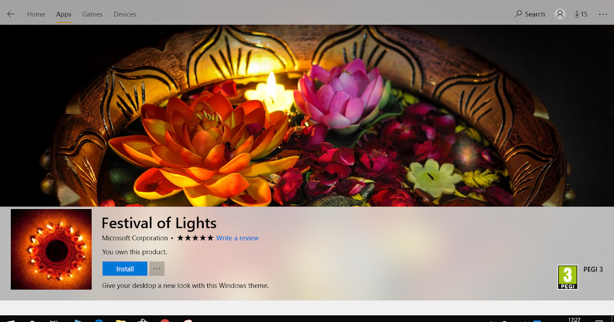 'Festival of Lights' - New Windows 10 theme available on occasion of ...