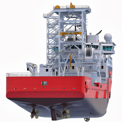 3D Custom Modelling: Construction & Well Intervention Vessel Skandi ...