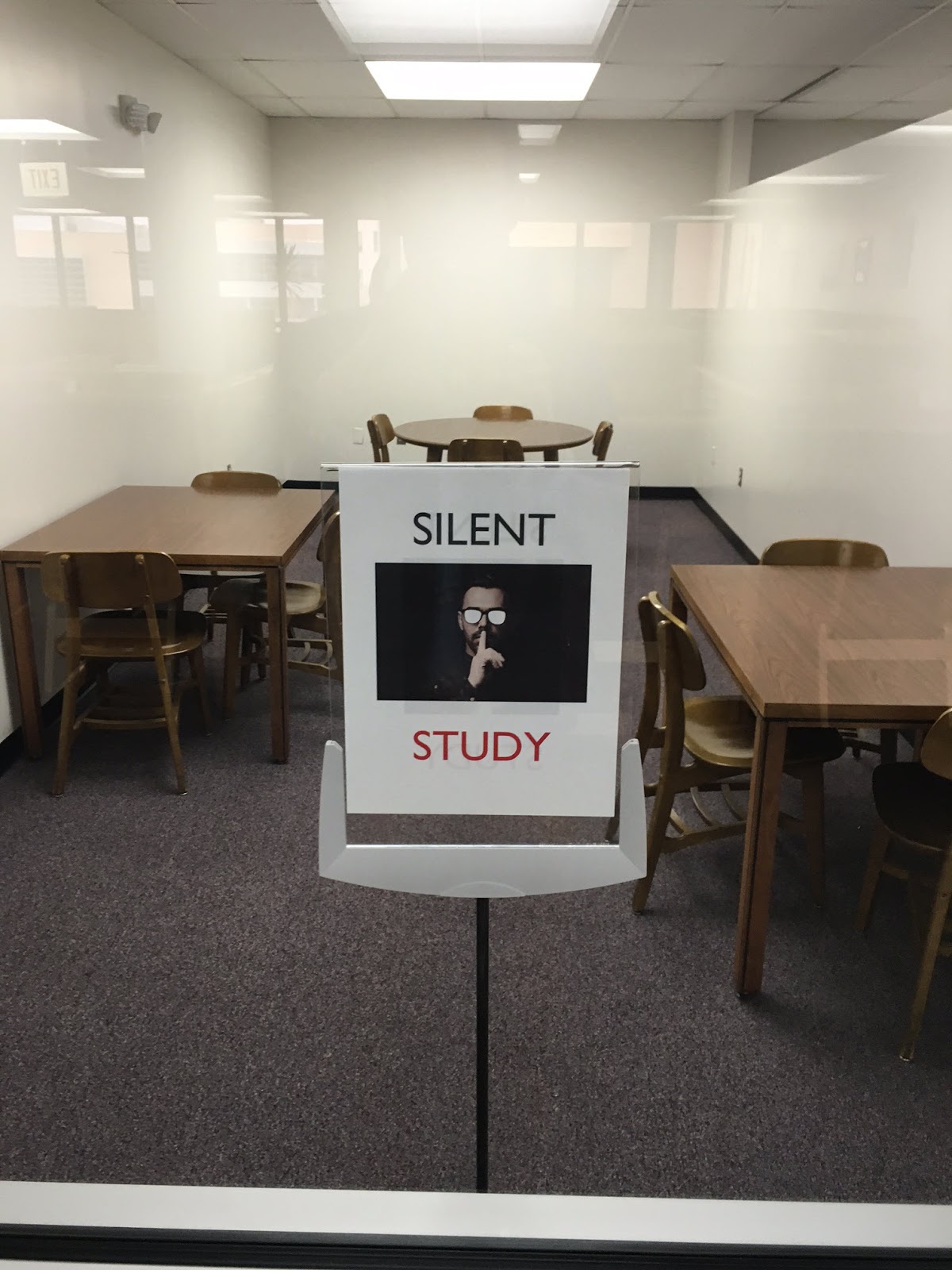 YOUR Alexandria Campus Library: The Sweet Sounds of... Silence!