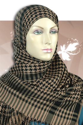 Muslim girls fashion: Shemagh style Hijab