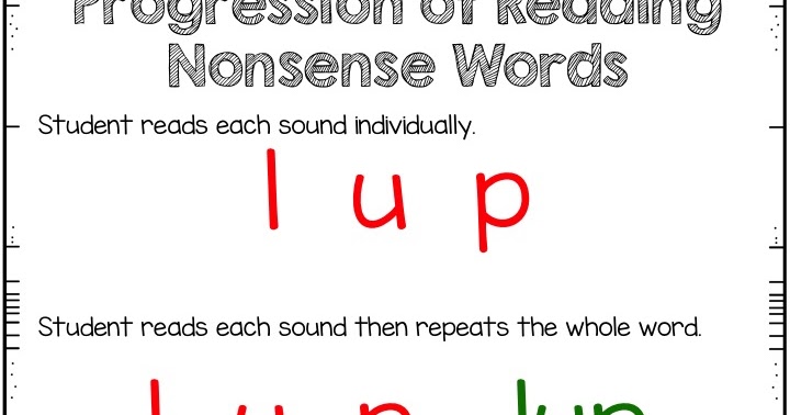 Why We Use NONSENSE WORDS in Kindergarten and a FREEBIE! | Learning ...