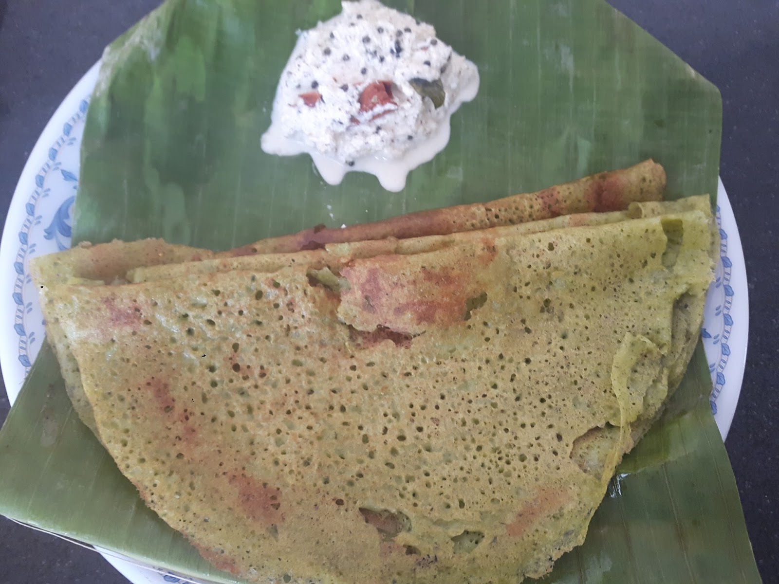 Puthina Dosa / Mint Dosa - Sasi's Cuisine