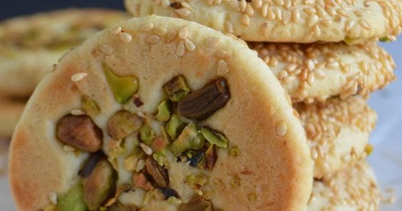 Syrian Baearzek Cookies - vegan recipe meal prep