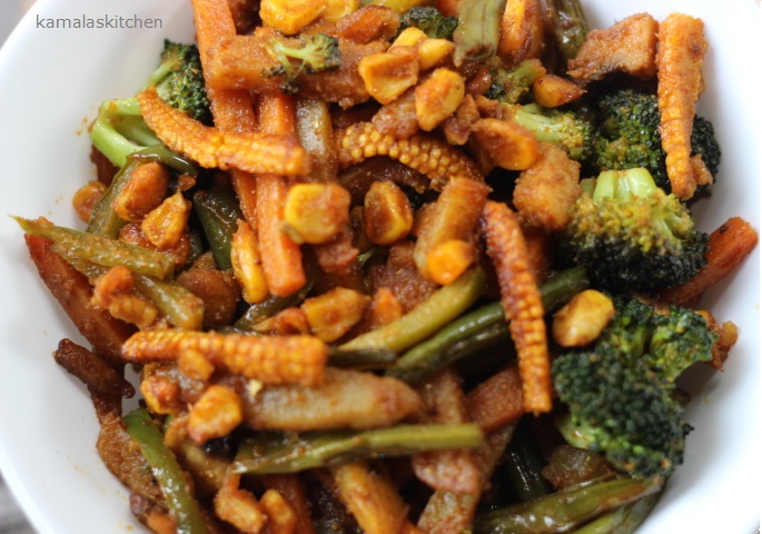 Kamala's Kitchen: Mixed Vegetable Sabzi