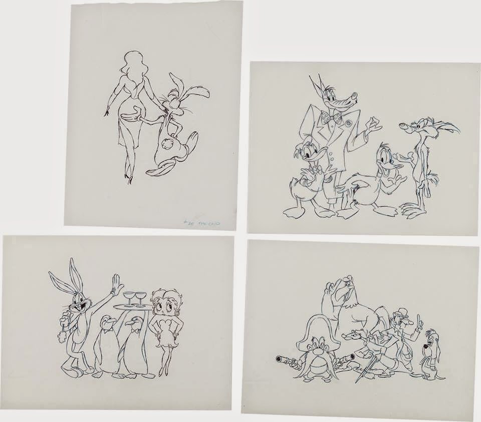 Roger Rabbit on the drawing board