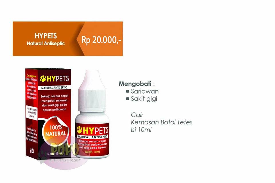 POPO PETSHOP: HYPETS - Obat Sakit Gigi dan Sariawan