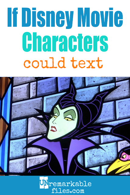 Unremarkable Files: 7 Text Message Exchanges between Disney Characters