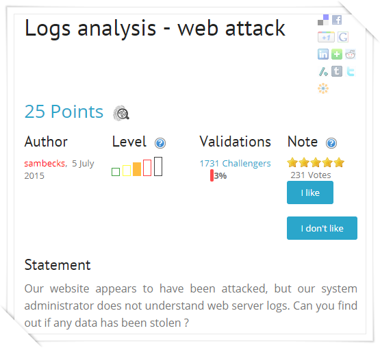 Root Me Write Up Logs Analysis Web Attack Cybersecurity Guide