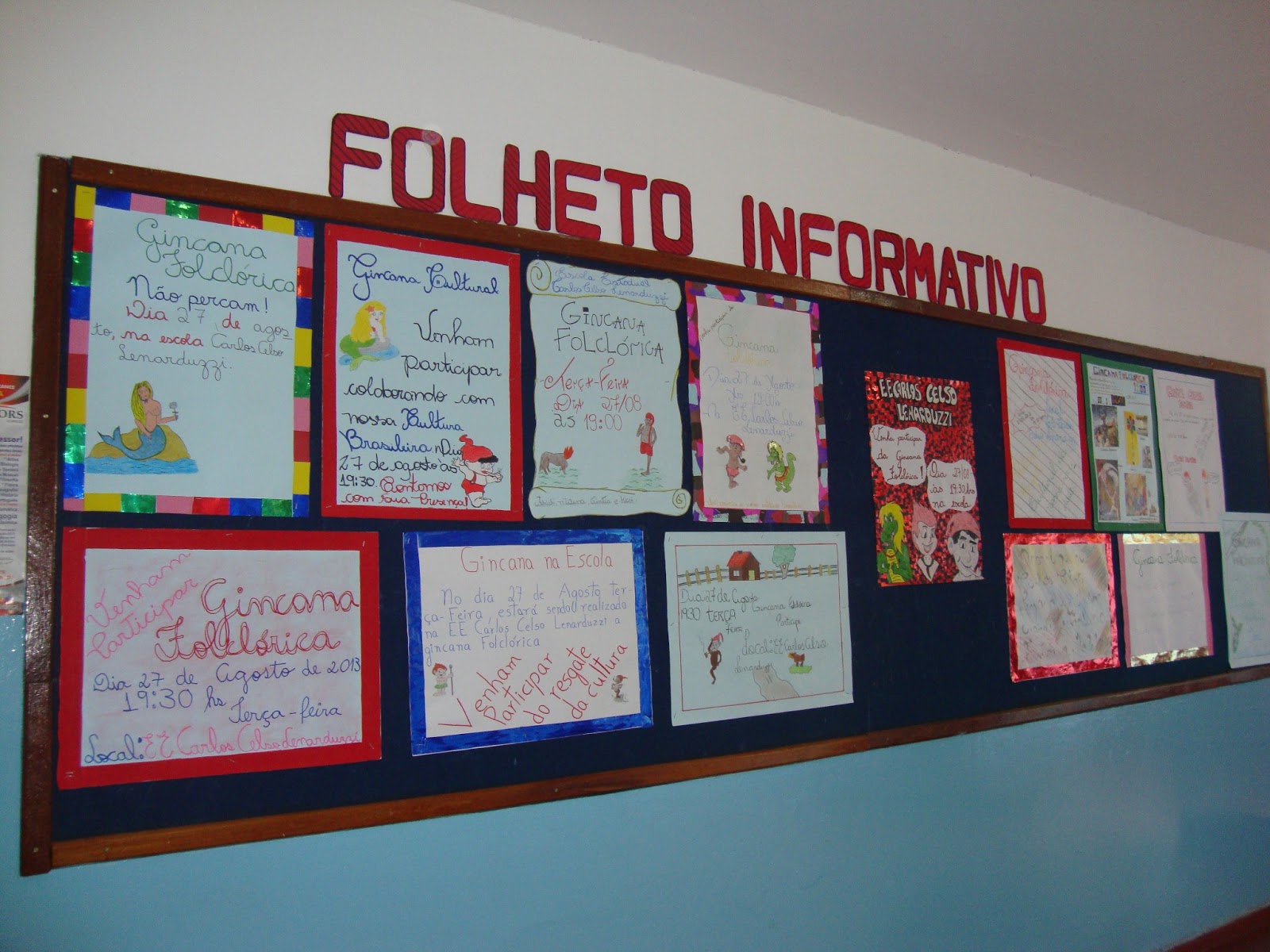 Sala de Leitura Cora Coralina - Santa Albertina-SP: Mural: Folheto ...