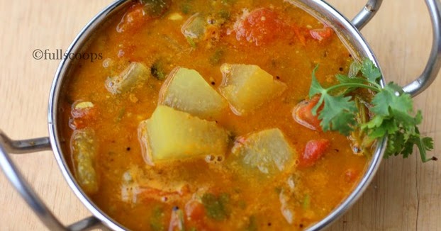 Poosanikai Sambar ~ Full Scoops - A food blog with easy,simple & tasty ...