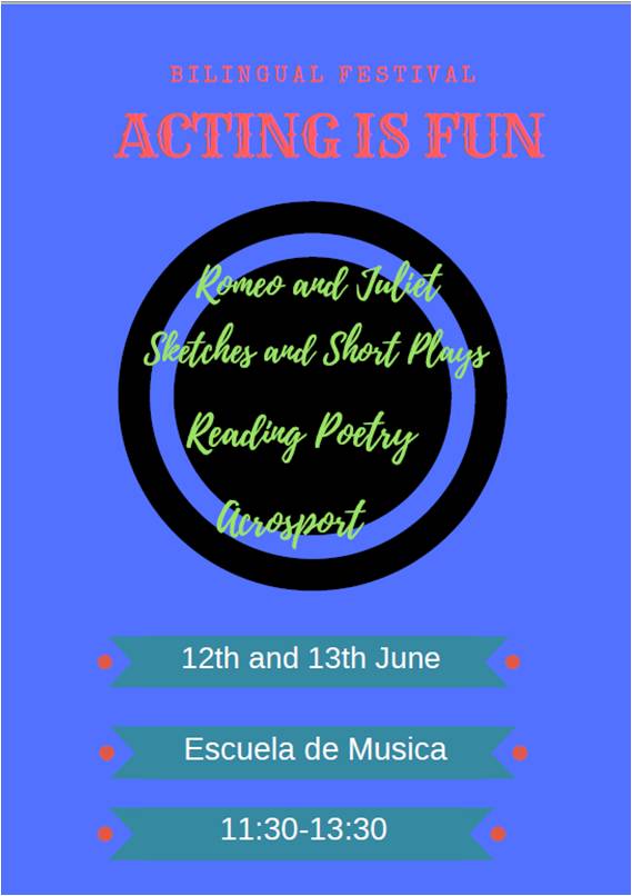 TecnoMaria: Bilingual Festival 2018: Poster contest