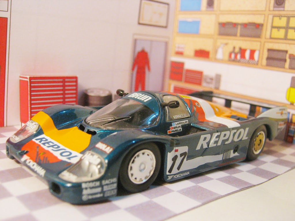 Mis Porschecitos: Porsche 962C Repsol Brun Motorsport Le Mans (1989)