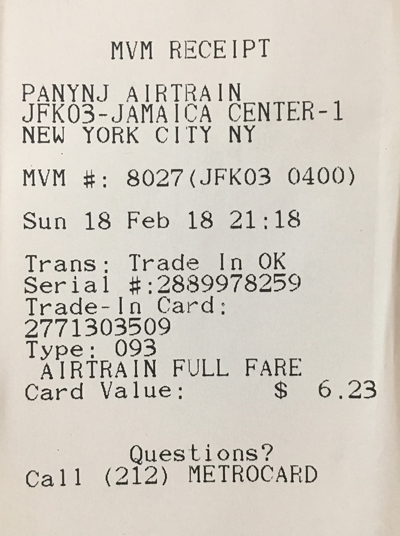 Why not?: NYC subway expired Metrocard ticket trade-in