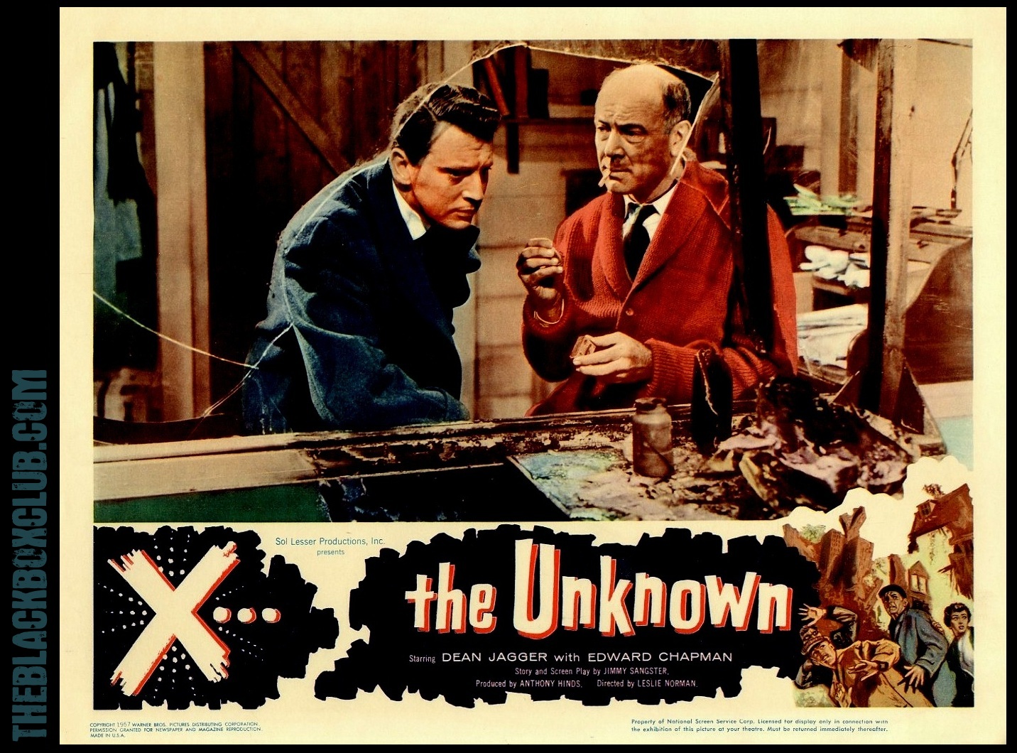 The Black Box Club: X THE UNKNOWN: HAMMER FILMS: 'CAN ANYTHING ESCAPE ...