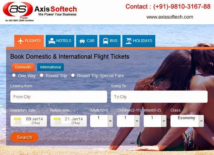 Axis Softech - How to Create an Online Ticket Booking Website for Travels