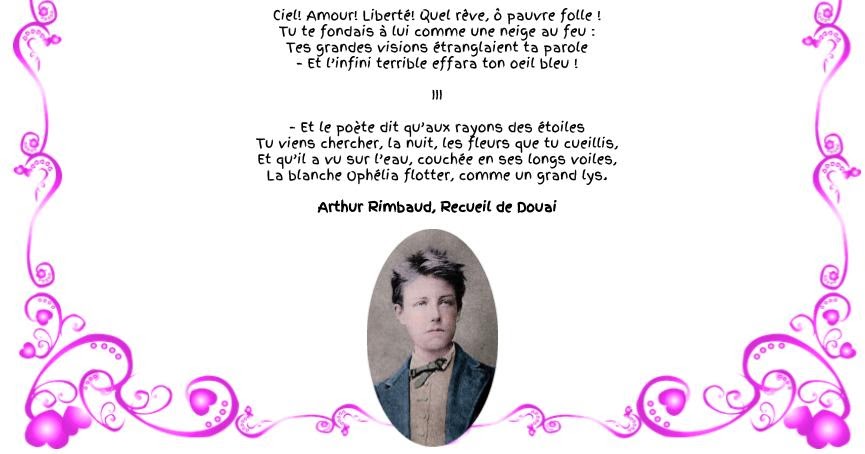 Ophélie - Arthur Rimbaud | Poèmes & Poésies