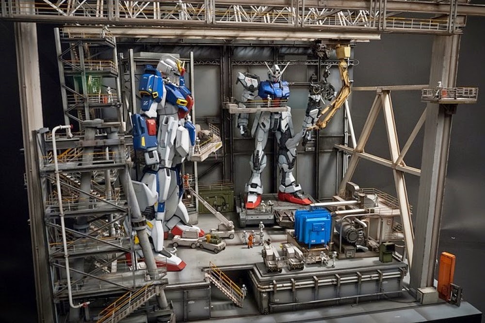 Custom Build: 1/60 Gundam Assemble Plant / Hangar Diorama - Gundam Kits ...