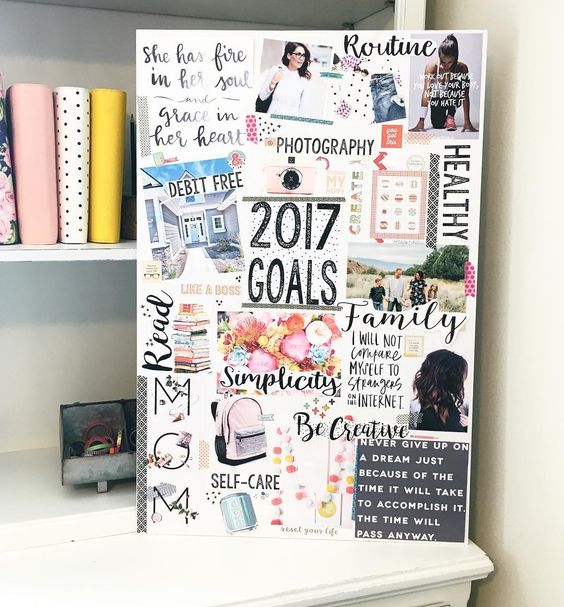 Crea tu propio "VISION BOARD"