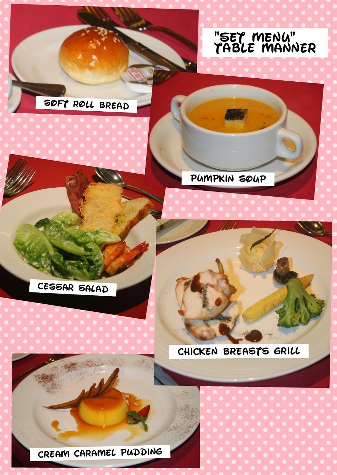 Acara Table Manner di Hotel Majapahit Surabaya ~ MAJAPAHIT TOURISM ACADEMY