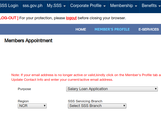 How to Set an Appointment with SSS Online?