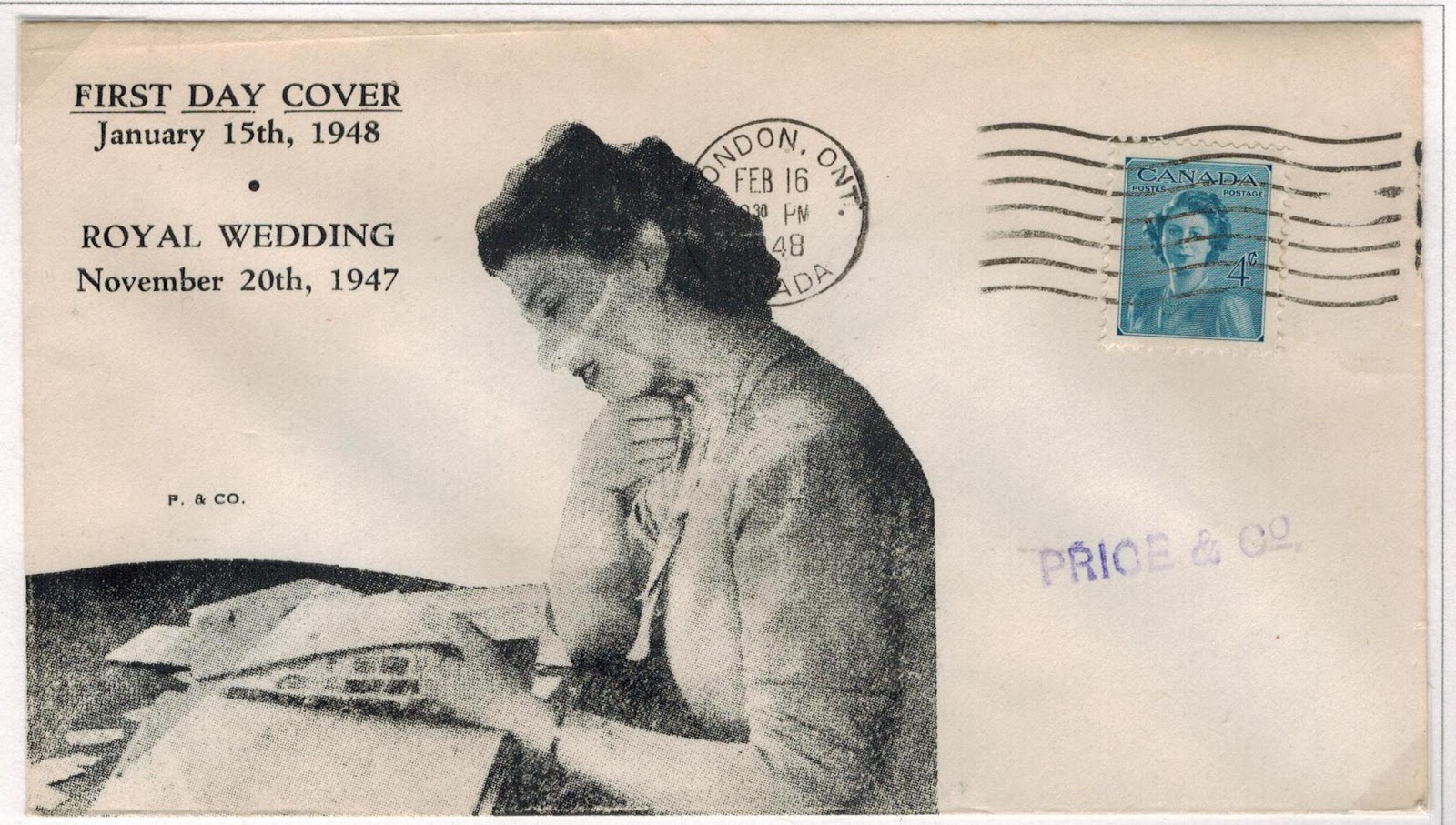 Postal History Corner: 1948 Marriage of H.R.H. Princess Elizabeth