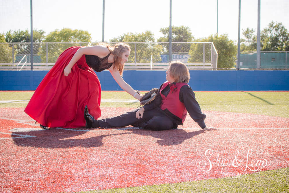 Step Skip Leap: Prom Baseball Session