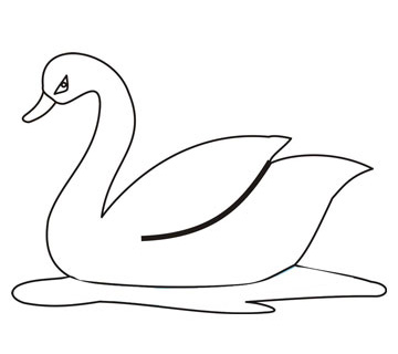 universul copiilor: Imagini de colorat lebede