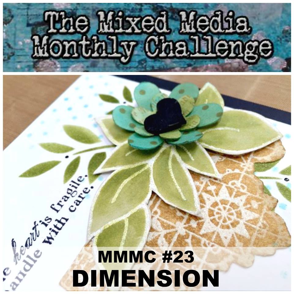 Astrid's Artistic Efforts: Dimension for Mixed Media Monthly