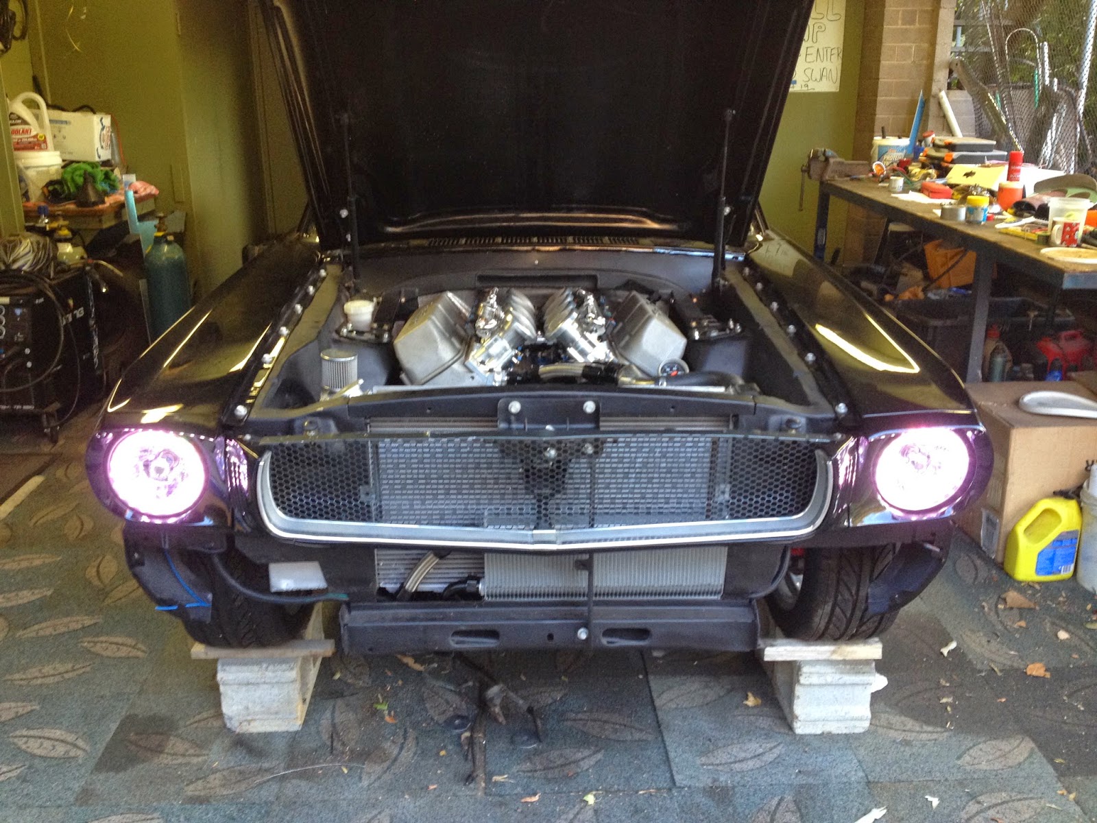 1966 Mustang Fastback Restomod: Installation of "Front End" panels and ...
