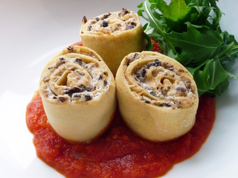 RECIPE: Crespelle with Roasted Mushrooms, Bacon, Ricotta and Walnuts ...