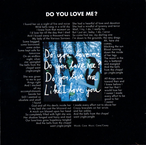 Encarte: Nick Cave and the Bad Seeds - Let Love In - Encartes Pop