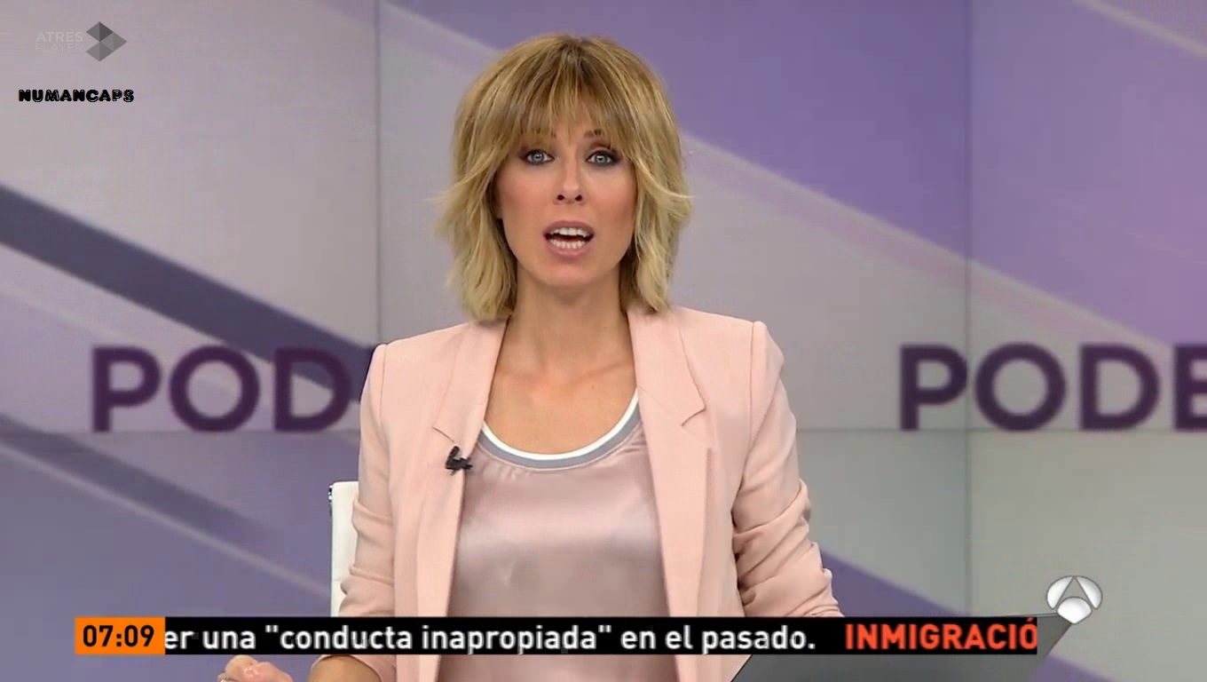 María José Sáez. Informativo de la mañana de Antena3. (Trasparentando ...