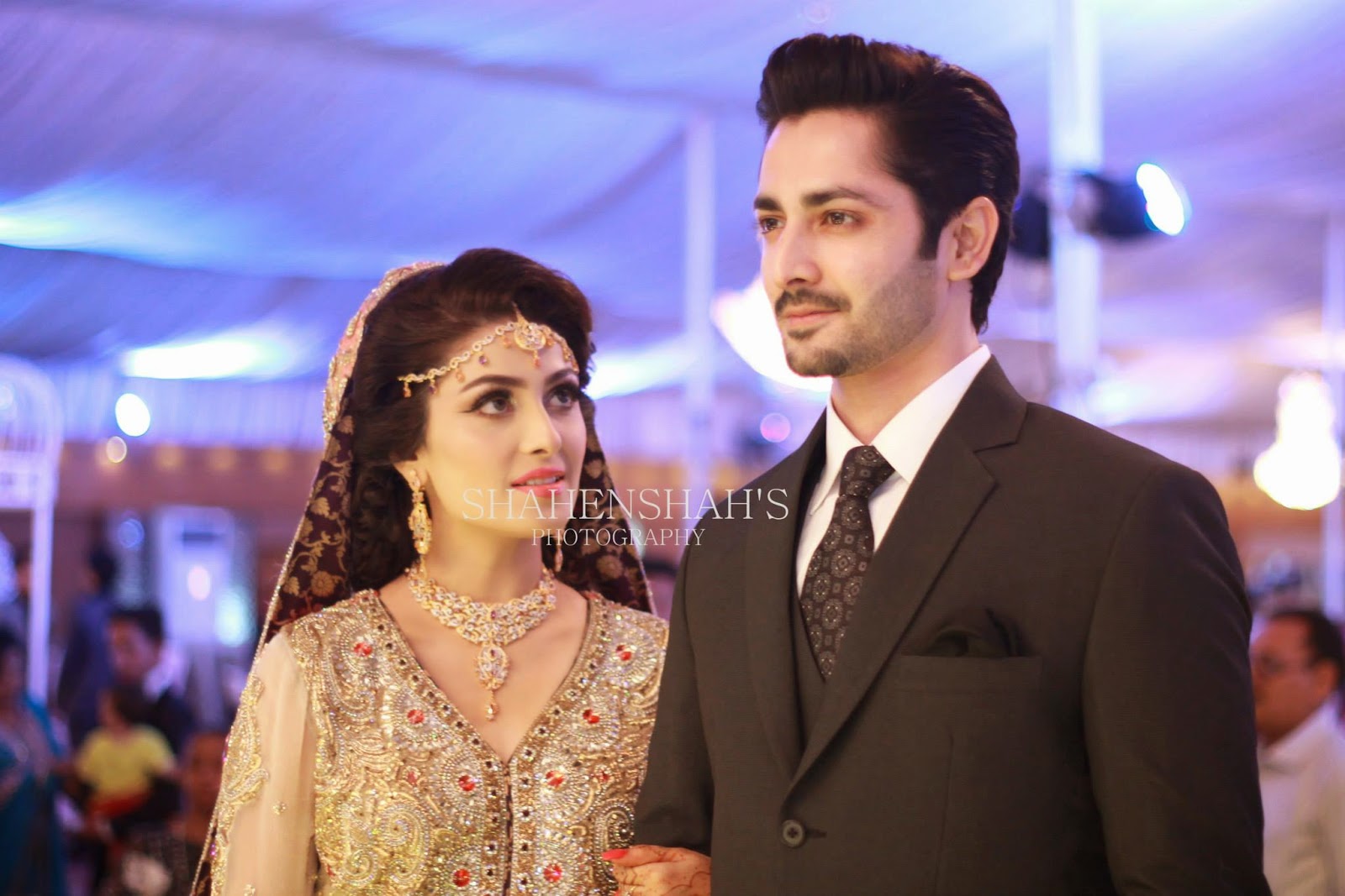 Celebrity Weddings: Ayeza Khan (Aiza Khan) Walima Pictures